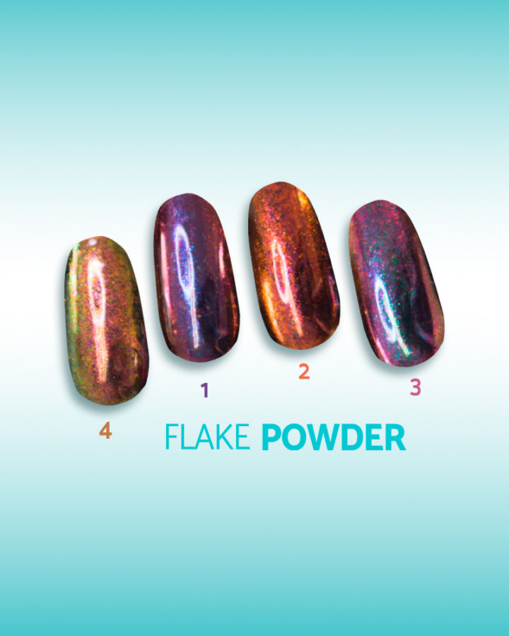 EFECTO FLAKE POWDER – Mizza Professional Nails